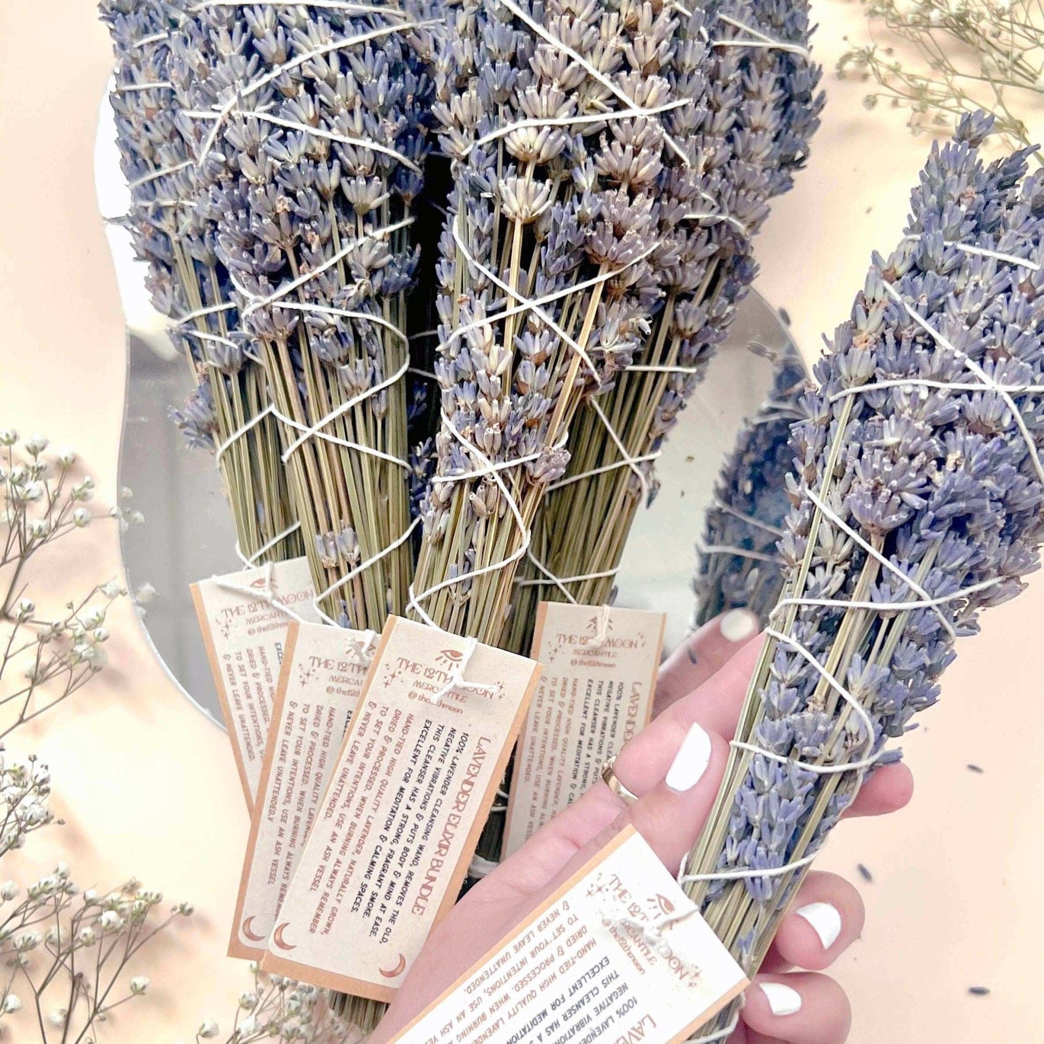 Unique Lavender Smudge Bundle for Positive Energy & Calm Spaces